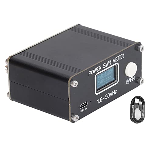 SWR Meter, SWR Meter 1.6‑50MHz Watt Meter 150W HF Standing Ratio Meter ...