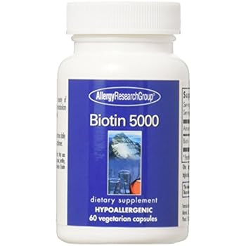 Amazon.com: Allergy Research Group -Biotin 5000 mcg 60 caps: Health ...
