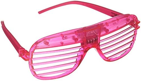 12 PACK LED Sunglasses Glow Glasses LED Flashing Futuristic Rave ...