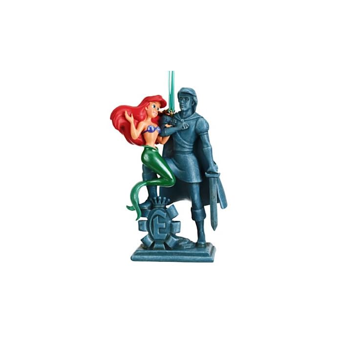 Buy Disney Store Ariel and Prince Eric Statue Sketchbook Ornament ...
