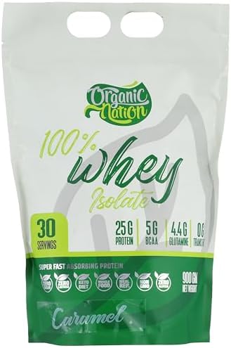 Organic Nation | Isolate Whey Protein | Non-GMO | High Source of Protein | Help Increase Muscle ...