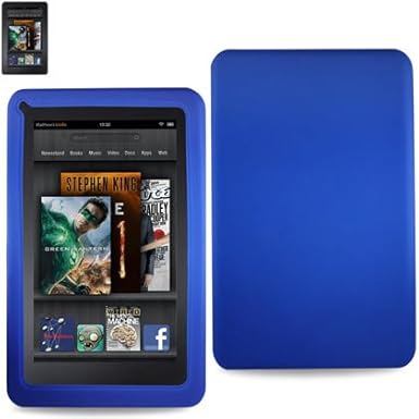 Amazon.com: Amazon Kindle Navy Blue Fire Silicone Protective Cover