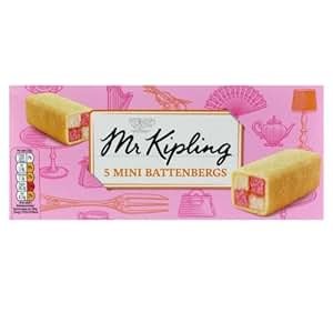 Mr Kipling Mini Battenberg Cakes 150g: Amazon.com: Grocery & Gourmet Food