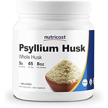 Amazon.com: Nutricost Psyllium Husk Ground Powder (1lbs) - Gluten Free ...