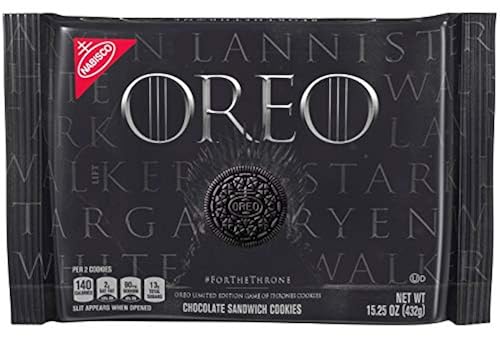 Oreo Limited Edition Game of Thrones Themed Classic Chocolate Sandwich ...