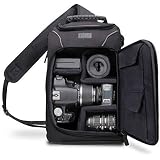 Amazon.com : FOSOTO DSLR Camera Case Nylon Holster Bag Compatible for ...