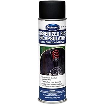 Amazon.com: Eastwood Black Rubberized Rust Encapsulator 15 oz Aerosol ...