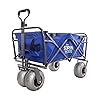 Sorin Outdoor Heavy Duty Collapsible Foldable Beach Cart with Balloon ...
