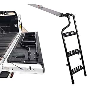Amazon.com: AA Products Pickup Truck Tailgate Step Ladder Compatible ...