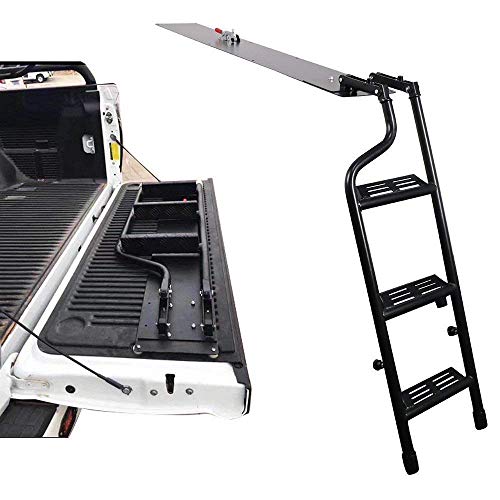 AA Products Pickup Truck Tailgate Step Ladder Compatible with F150 2014 ...