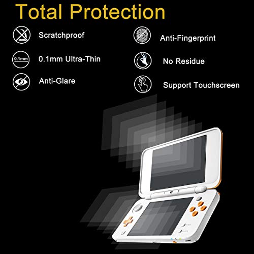 3 Pack Matte Anti-Glare Screen Protector For Nintendo 3DS XL 2017 ...