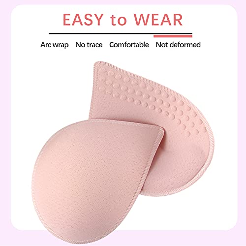 Bra Pads Inserts 4 Pairs, Latex Bras Cups Inserts Removable for Women's ...