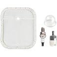 Amazon.com: Hipa 528074701 Air Filter Spark Plug Primer Bulb for RedMax ...