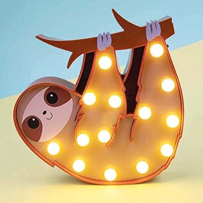 Huis Sloth Marquee Light Children’s Bedroom Light Night Character Lamp ...