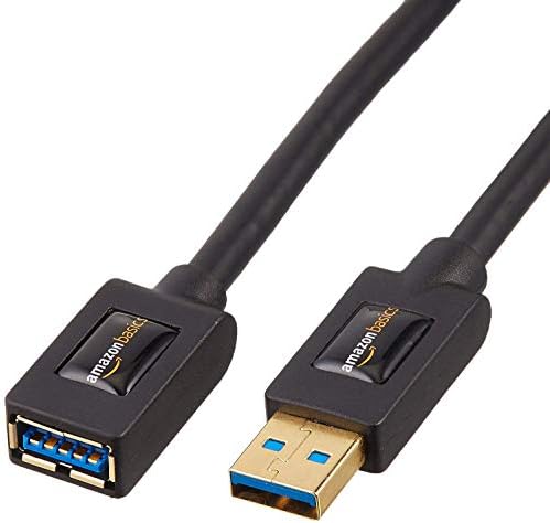 AmazonBasics USB 3.0 Extension Cable - A-Male to A-Female Extender Cord ...