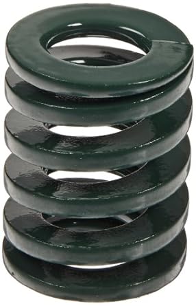 Die Spring, Light Duty, Closed & Ground Ends, Green, 20mm Hole Diameter ...