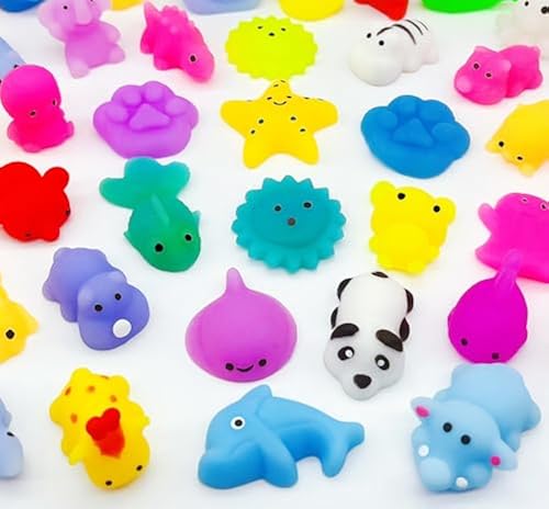 20 Pcs Mochi Squishy Toys Party Favors for Kids, Mini Kawaii Squishies ...