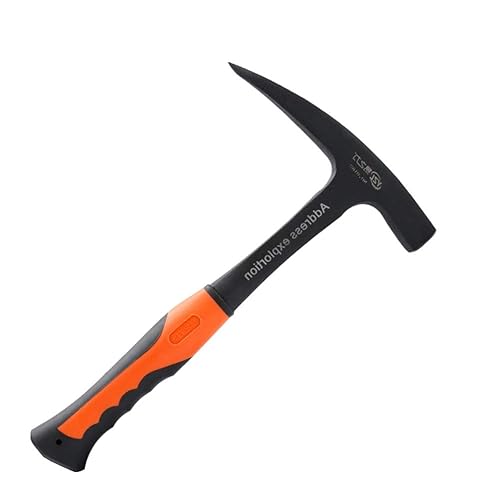 Rock Pick - 28 oz Geological Hammer with Pointed Tip-Masonry Hammer ...