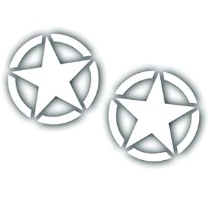 Amazon.com: Solar Graphics USA Military Invasion Star Decal - 3 Inch ...