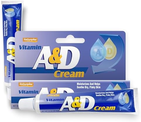 Natureplex 2X Vitamin A & D Cream 1.5 oz Diaper Rash Cuts Burns Chapped ...