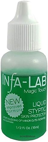 Infalab MAGIC TOUCH Liquid Styptic Nails Stop Bleeding Skin Protector ...