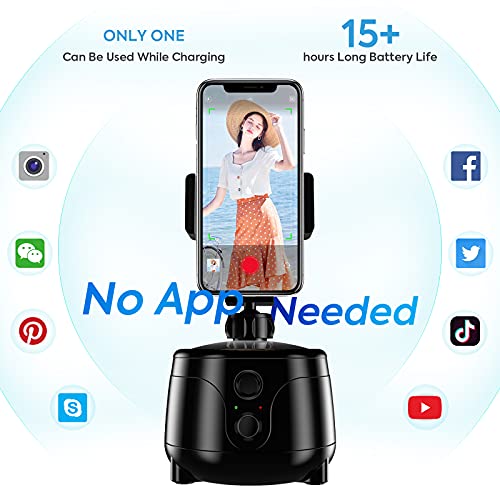 COPLIB Auto Face Object Tracking Phone Holder, Smart Selfie Stick 360 ...