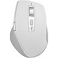 Amazon.com: INFINMIND Wireless Bluetooth Mouse with Smart Flying Scroll, Thumb Scroll Ergonomic ...