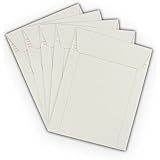Amazon.com : 5 EcoSwift 12.75 x 15 Rigid Photo Mailers Stay Flats White Cardboard Self Seal ...
