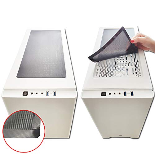 280mm x 140mm Computer Case Fan Dust Filter PC Mesh Filter Cover Grills ...