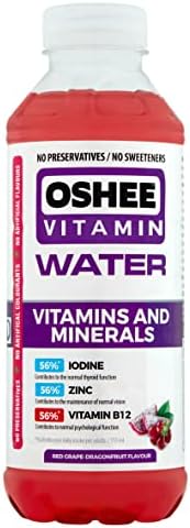Oshee Vitamin Red grape/Dragonfruit Flavour Water, 555 ml price in ...