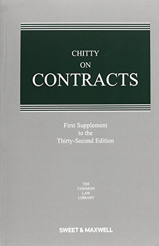 Chitty on Contracts 1st Supplement: 9780414057067: Amazon.com: Books