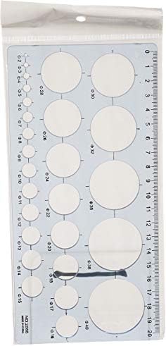 سعر مسطرة استنسل اشكال دائرية - 2088, 20 سم, ازرق فى مصر | بواسطة ...