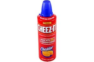 Cheez-it Spray Cheddar Pasteurized Cheese Snack 8oz Can: Amazon.com ...