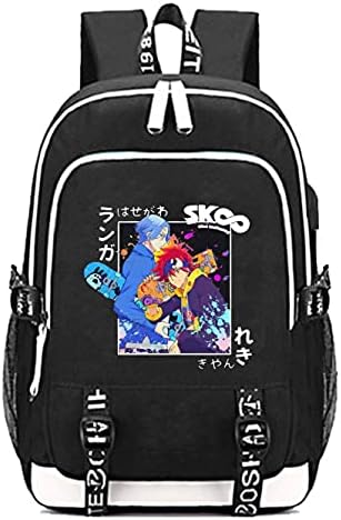 TIMMOR MAGIC Anime SK8 Cosplay The Infinity Laptop Backpack with USB ...