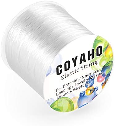 100m/328ft Stretchy String for Bracelets, 1mm Elastic String for ...