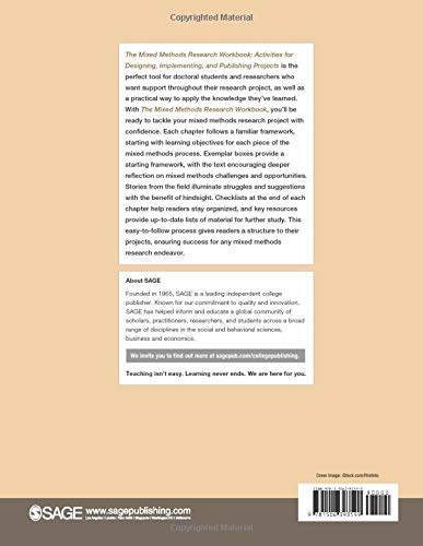 The Mixed Methods Research Workbook: Activities for Designing, Implementing, and Publishing ...