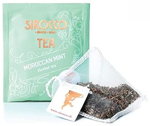 SIROCCO TEA Switzerland - Moroccan Mint - 100 tea bags (100 count ...