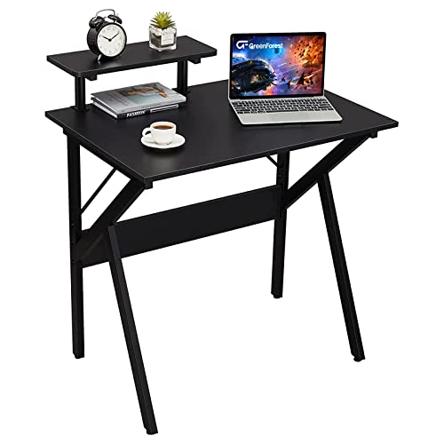 GreenForest Small Computer Desk 32 inch, Writing Gaming Desk with ...