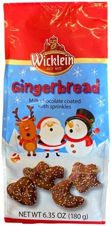 Wicklein Milk Chocolate Coated Soft Gingerbread Bag With Sprinkles, 6. ...