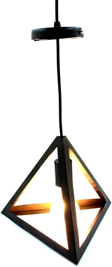 Buy SHOPEE Vintage Metal Triangle Shaped Hanging Pendant Ceiling Light ...