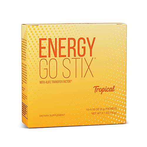 4Life Energy Go Stix - Healthy Energy Source - Tropical Drink Mix ...