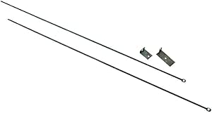 Amazon.com: Uniflame, C-6800, Fireplace Curtain Rod KIT, 32 in. to 58 ...