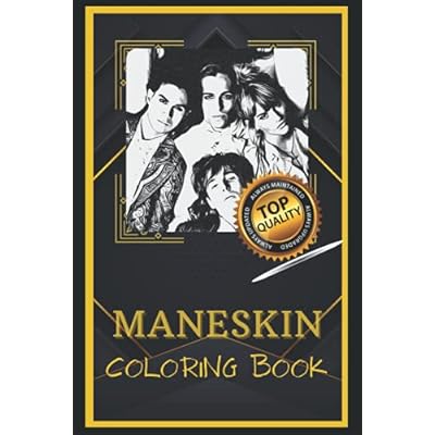 Maneskin Inspired Humoristic Coloring Book - Paperback in Nepal at NPR ...