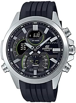 سعر Casio Men's Watch Edifice Smartphone Link Digital Analog Black Dial Resin Band ECB-30P-1ADF ...