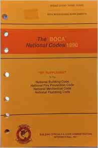 Boca National Codes/1990: 1991 Supplement to the Boca National Building ...