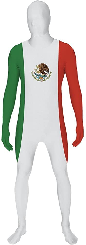 Morphsuits Men's Mexico Original Flag Fancy Dress Costume, Large on ...