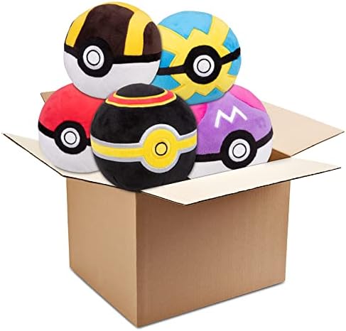 PoKémon Pokéball Plush Assorted Blind Box 2-Pack - Receive 2 of 5 Ball ...