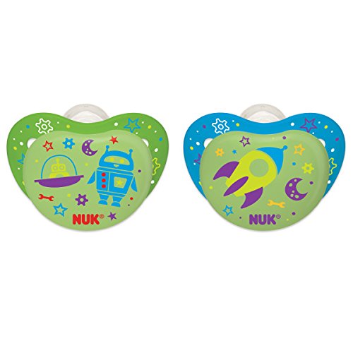 Price tracking for: NUK Night Glow in the Dark Pacifiers in Assorted ...
