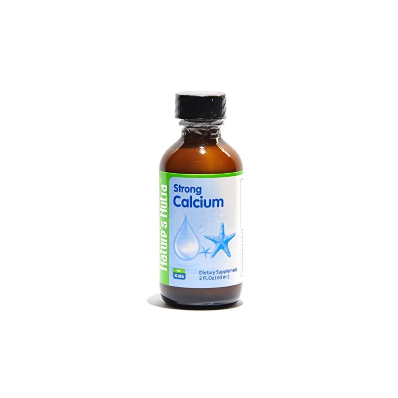Liquid Calcium Supplements for Kids,Nature's Nutra Pediatric Supplement ...