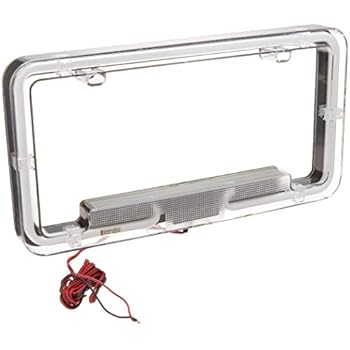 Amazon.com: Plasmaglow 10120 Blue Neon License Plate Frame: Automotive